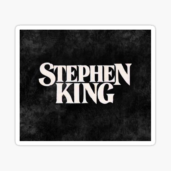 "Stephen King" Sticker for Sale by saminicosia | Redbubble