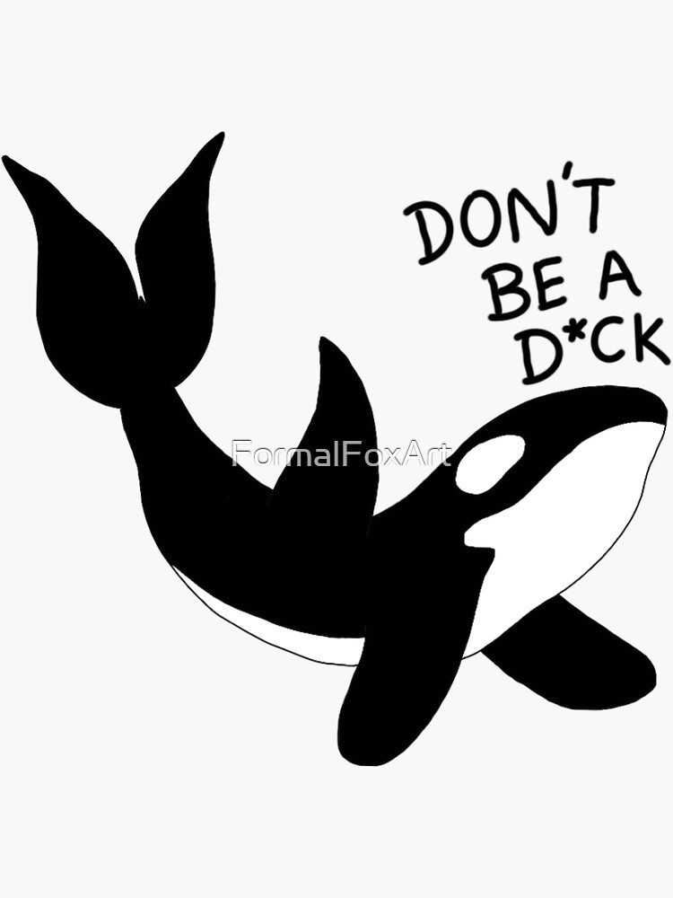"Moby Dick" Sticker by FormalFoxArt | Redbubble