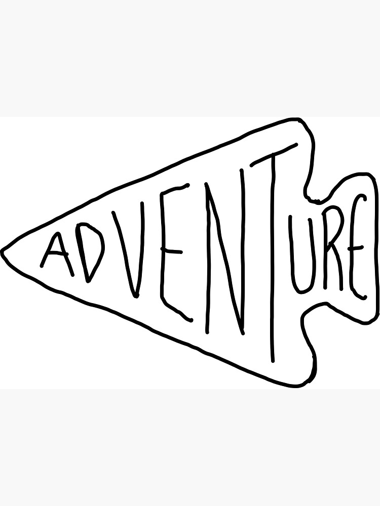 "adventure arrow head" Sticker for Sale by kdolberry | Redbubble