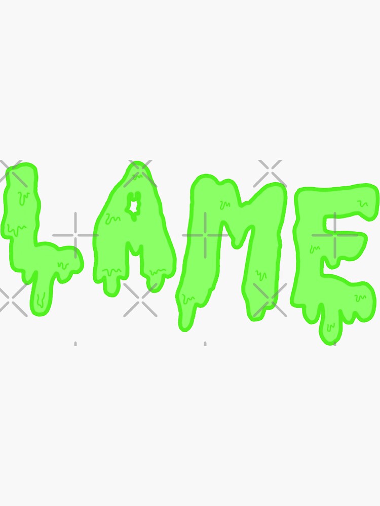 "Lame drip aesthetic" Sticker by xojulia | Redbubble