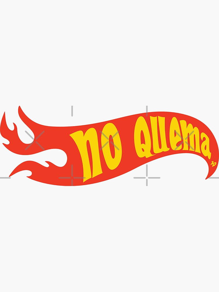 "No Quema Flame" Sticker for Sale by lushdubmedia | Redbubble