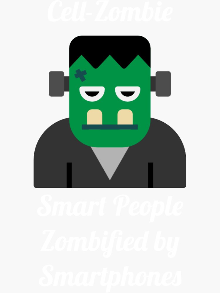 "Cell Zombie" Sticker by girishf | Redbubble