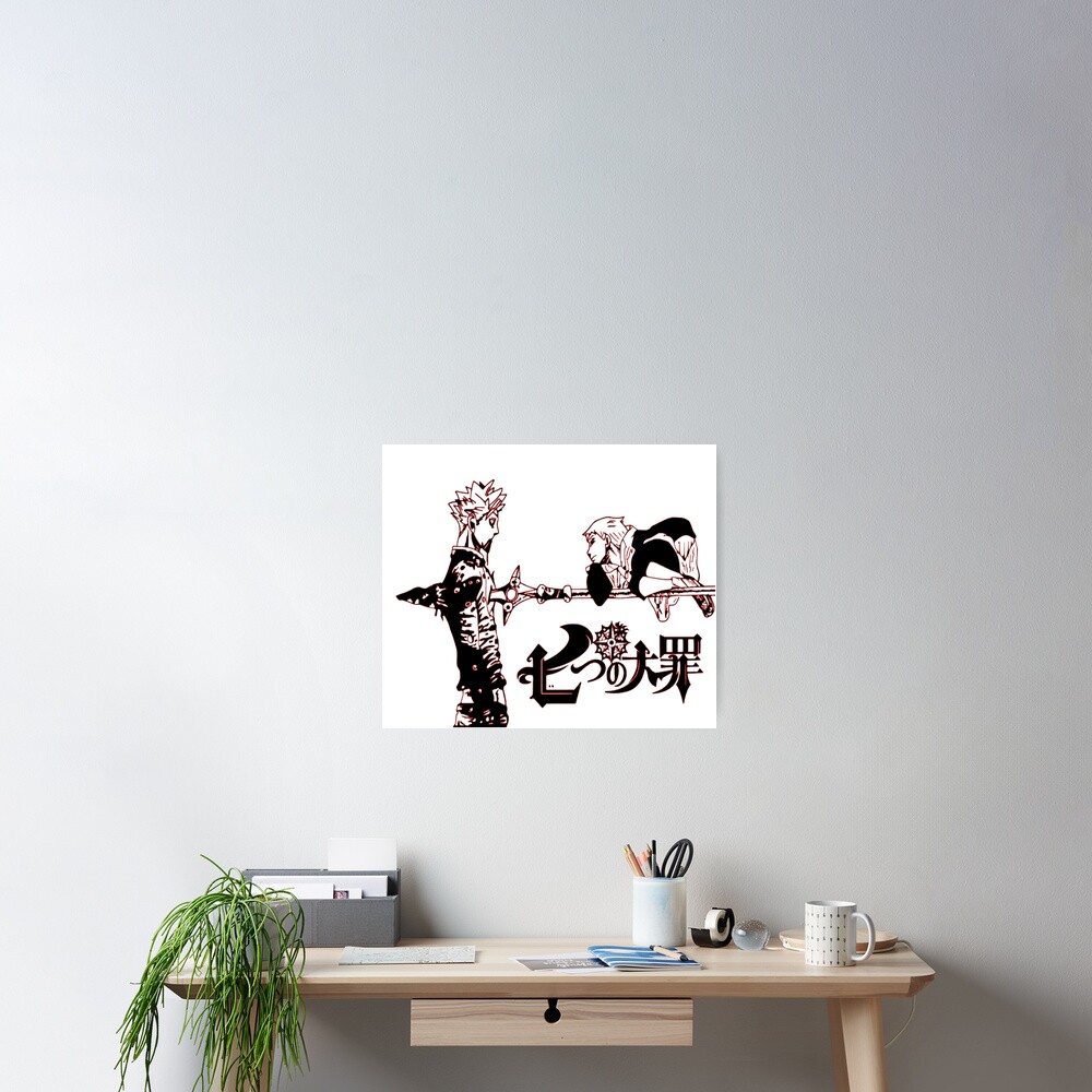 "Ban and King - Nanatsu no Taizai" Poster for Sale by OtakuPapercraft ...