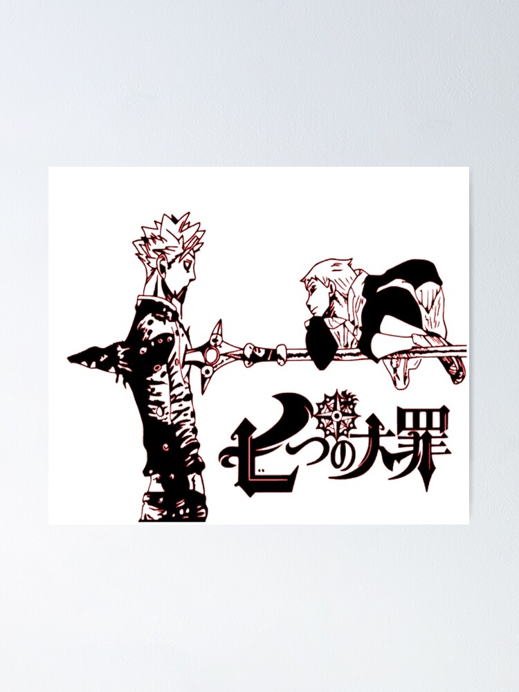 "Ban and King - Nanatsu no Taizai" Poster for Sale by OtakuPapercraft ...