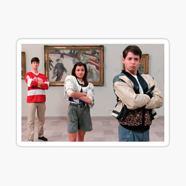 "Ferris Bueller's Day Off" Sticker for Sale by nina-okeefe | Redbubble