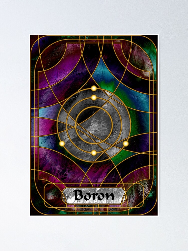 "Element 5: Boron" Poster by kerravonsen | Redbubble