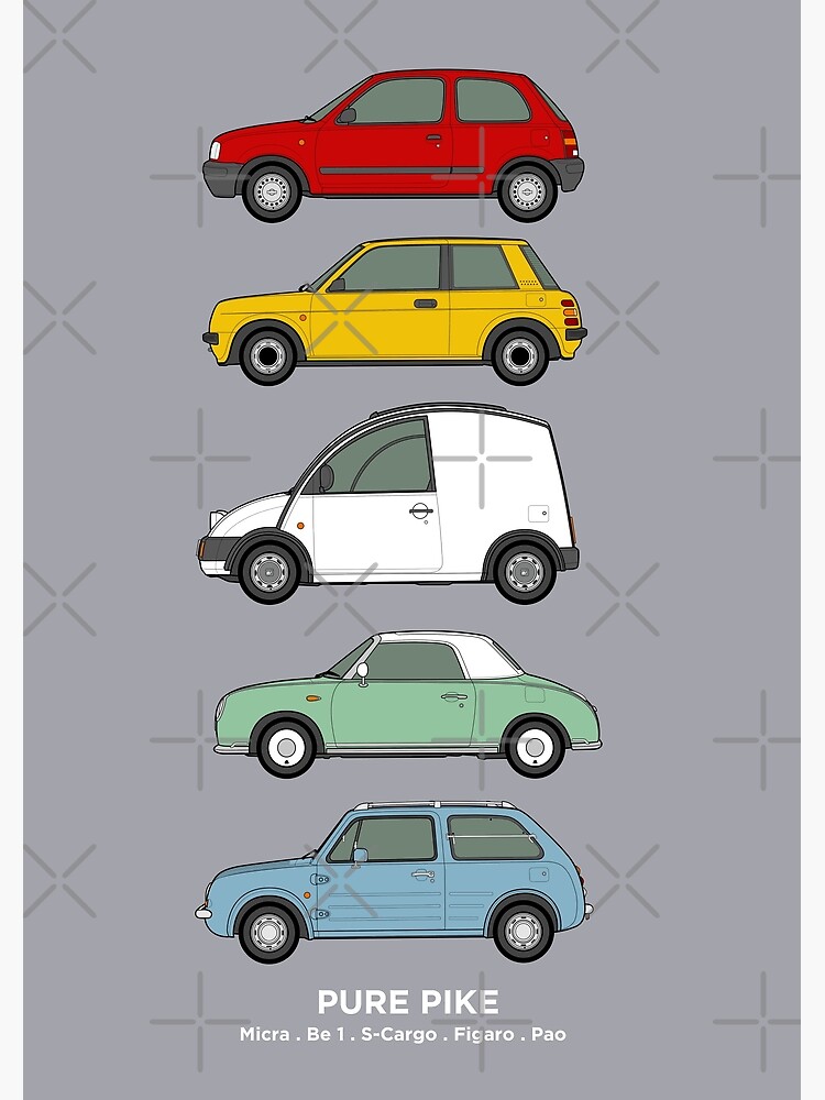 "Pike Factory Classic Car Collection" Poster by RJWautographics | Redbubble