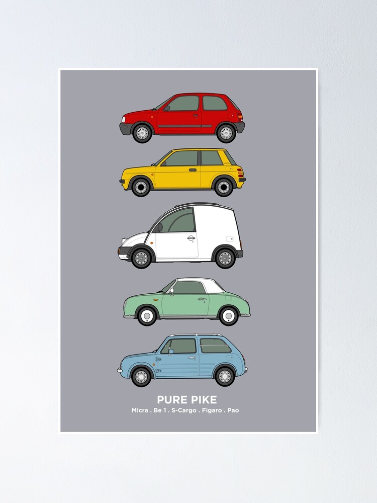 "Pike Factory Classic Car Collection" Poster by RJWautographics | Redbubble