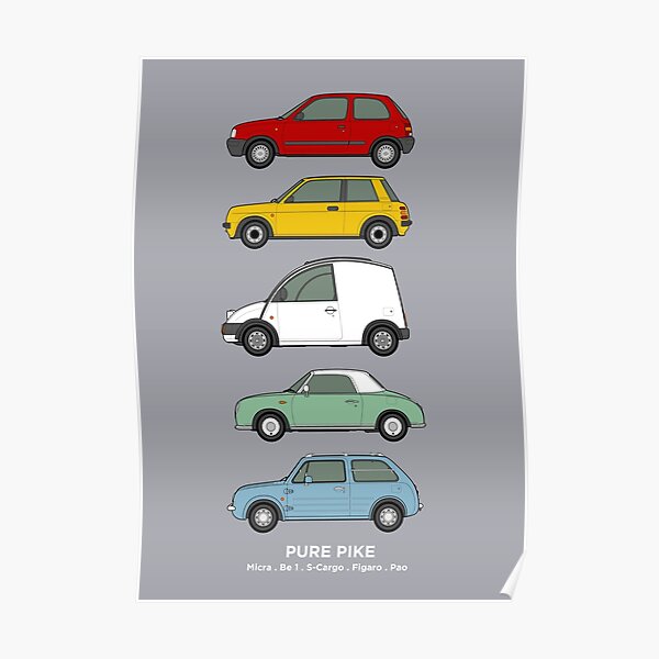 "Pike Factory Classic Car Collection" Poster by RJWautographics | Redbubble