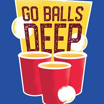"Beer Pong" Sticker for Sale by iBruster | Redbubble