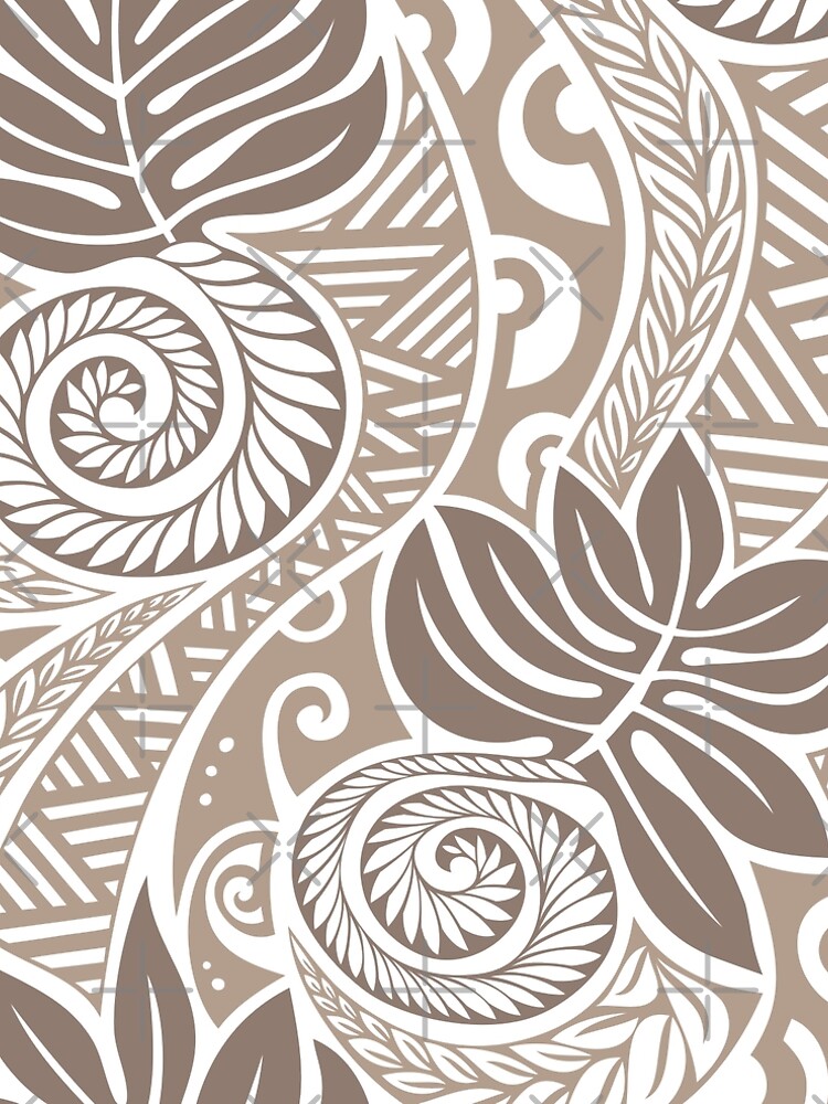 "Hawaiian ulu breadfruit light brown design" A-Line Dress for Sale by ...