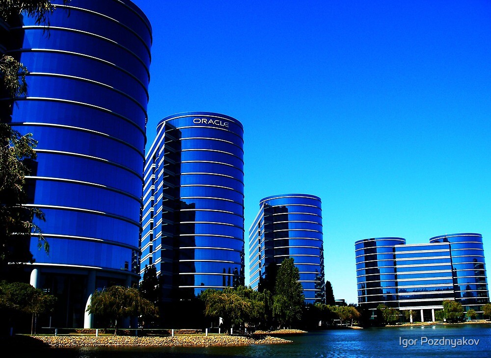 "San Francisco Bay Area, Oracle Campus 2007" by Igor Pozdnyakov | Redbubble