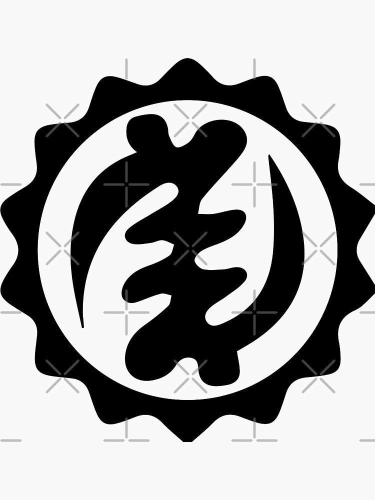 "Nyame Ye Ohene, Adinkra Symbol, God is King" Sticker for Sale by ...
