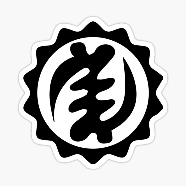 "Nyame Ye Ohene, Adinkra Symbol, God is King" Sticker for Sale by ...