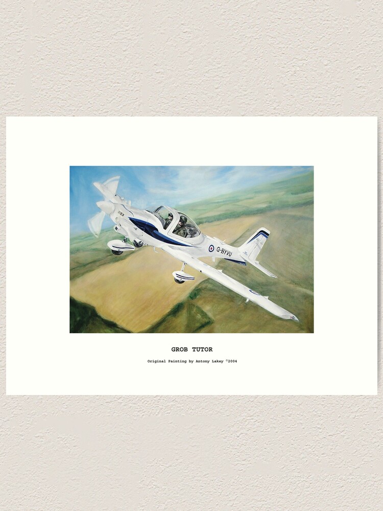 "Grob Tutor Aviation Art" Art Print for Sale by AlbertLake | Redbubble