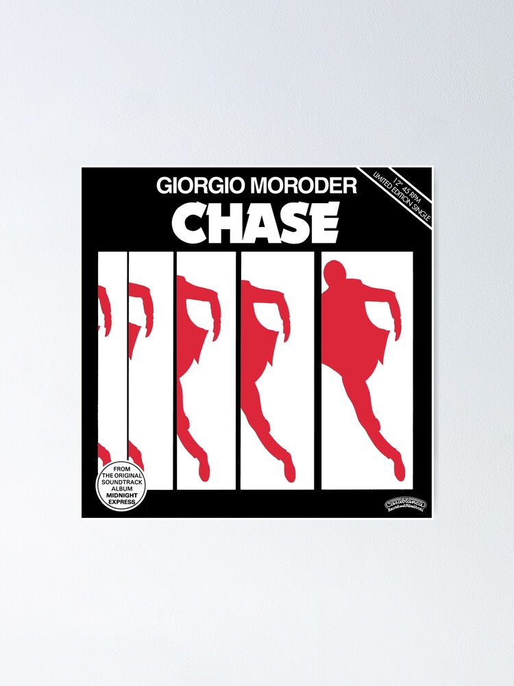 "GIORGIO MORODER - CHASE (RETRO RECORD SLEEVE)" Poster by ThrowbackM2 ...