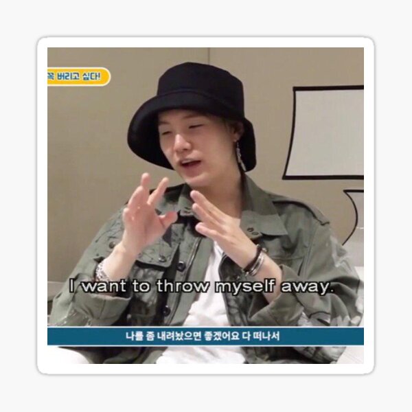"bts meme sticker" Sticker for Sale by tulipyeom | Redbubble