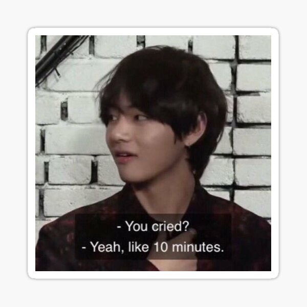 "bts meme sticker" Sticker by tulipyeom | Redbubble