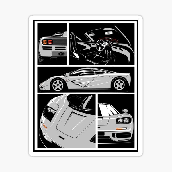 "Godfather of Hypercars" Sticker for Sale by icemanmsc | Redbubble