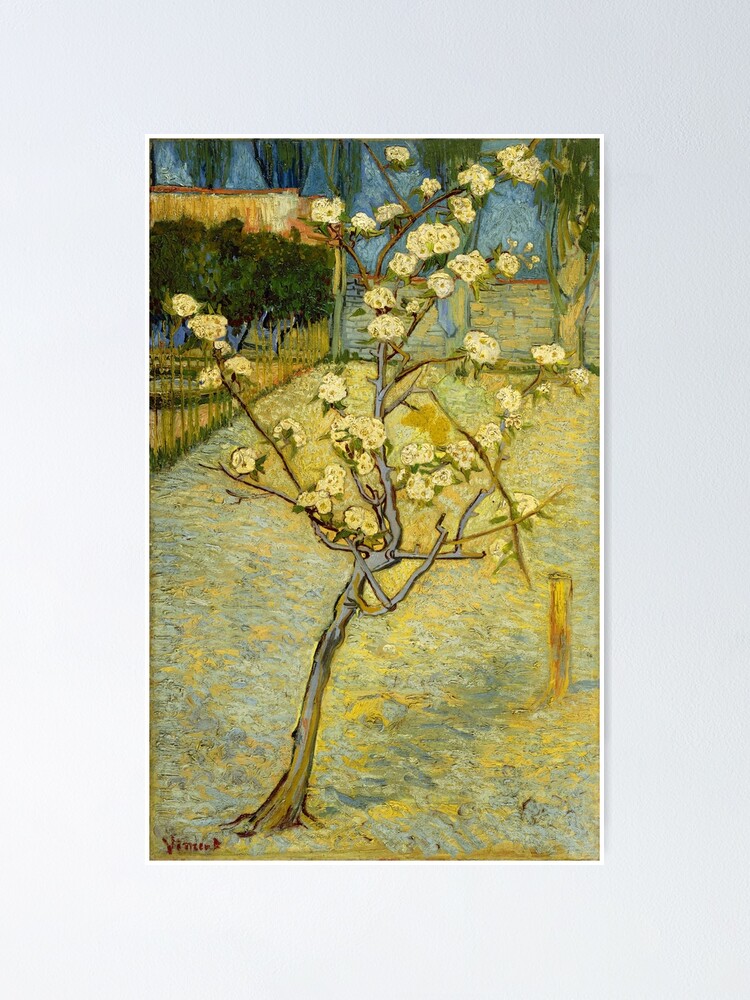 "Small Pear Tree in Blossom, by Vincent van Gogh" Poster for Sale by ...