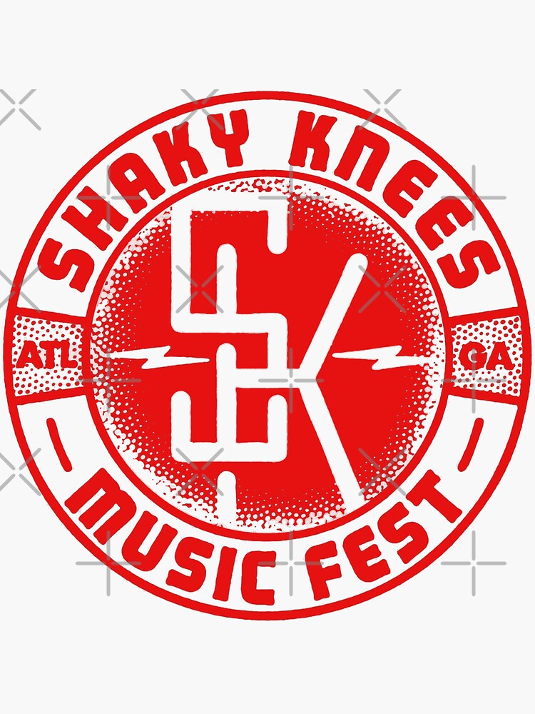 "shaky knees tour 2020 festival logo punah" Sticker for Sale by ...