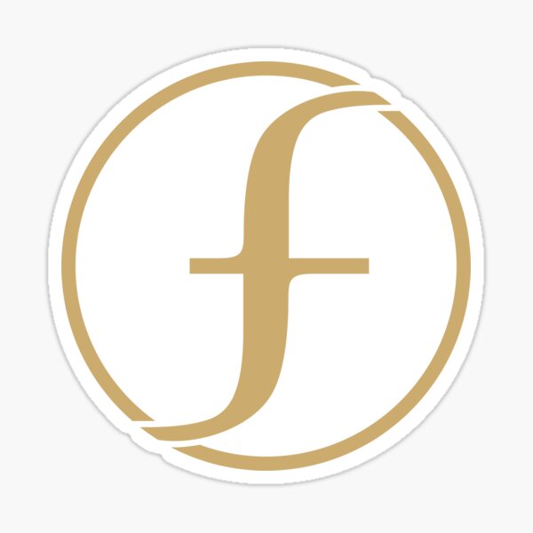 "Letter F Capital Alphabet Monogram " Sticker for Sale by Chakibalami ...