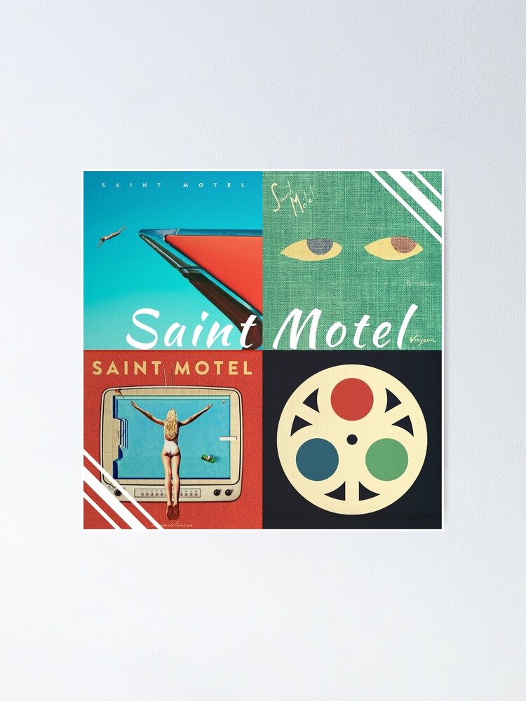 "Saint Motel Album Cover Poster" Poster for Sale by aidankenny01 ...