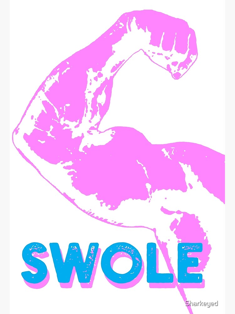 "Swole ARM bodybuilder gym weightlifting" Poster by Sharkeyed | Redbubble