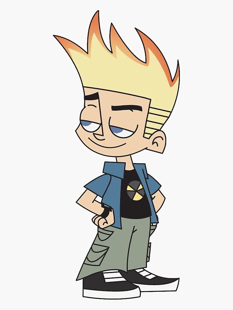 "Johnny Test" Sticker for Sale by haleighs18 | Redbubble