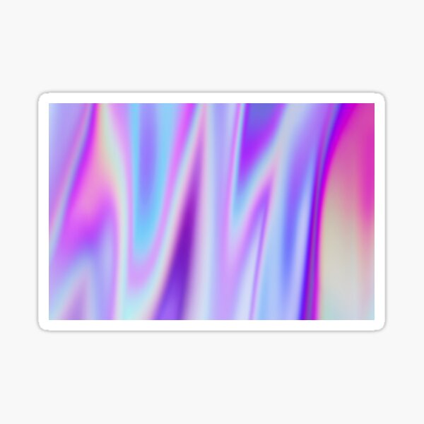 "Holographic Abstract Rainbow Gradient #11" Sticker for Sale by ...