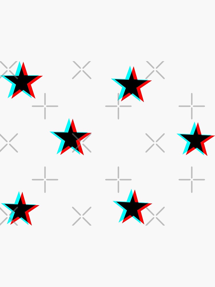 "Glitch star bundle" Sticker for Sale by adavis175 | Redbubble