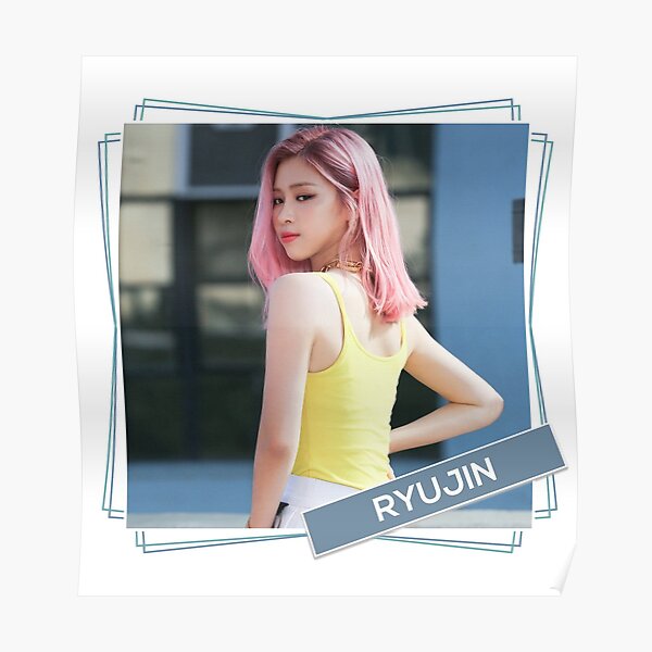 "ITZY - Ryujin" Poster by 95amy | Redbubble