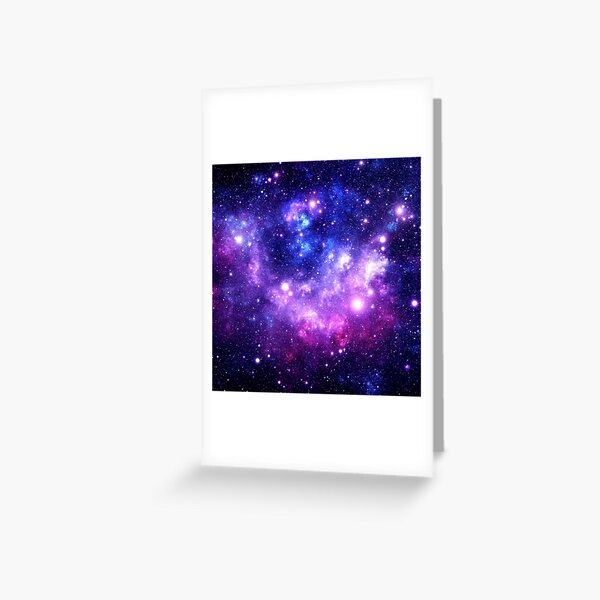 "Purple Blue Galaxy Nebula" Greeting Card for Sale by 2sweetsDesign ...