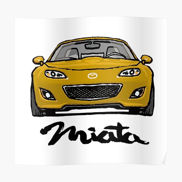 Mazda Miata Posters | Redbubble