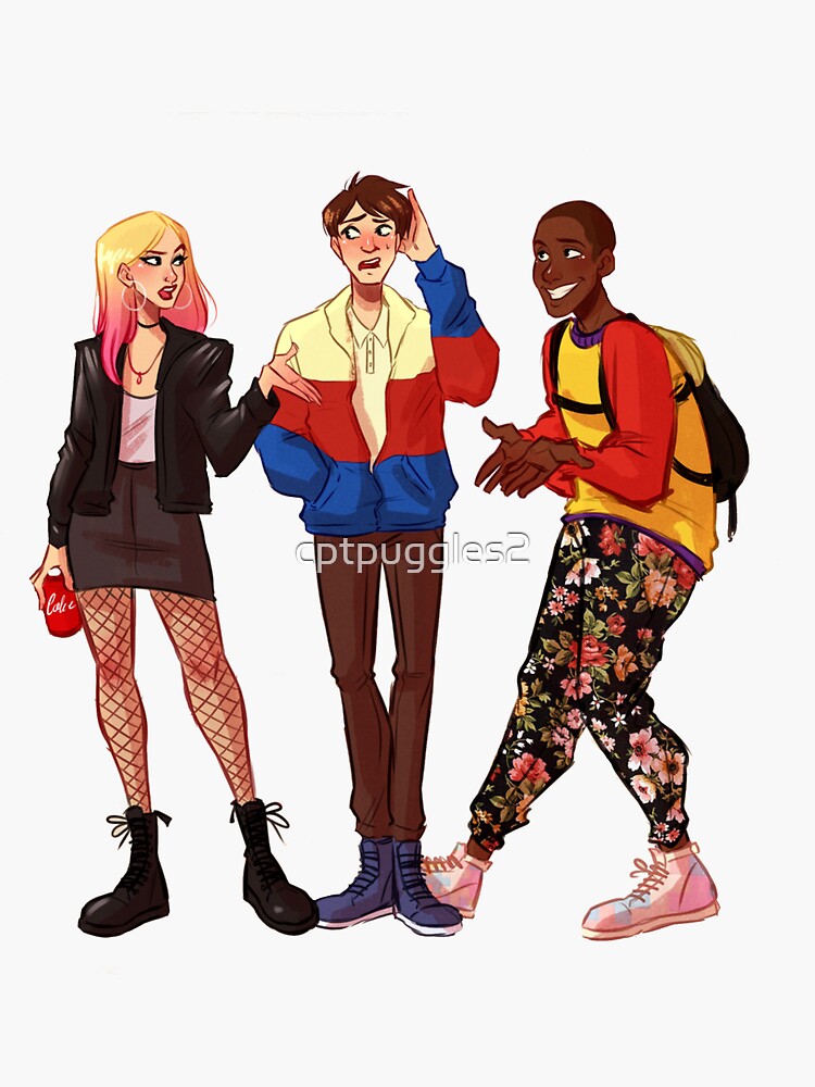 Sex Education Cast Sticker By Cptpuggles2 Redbubble