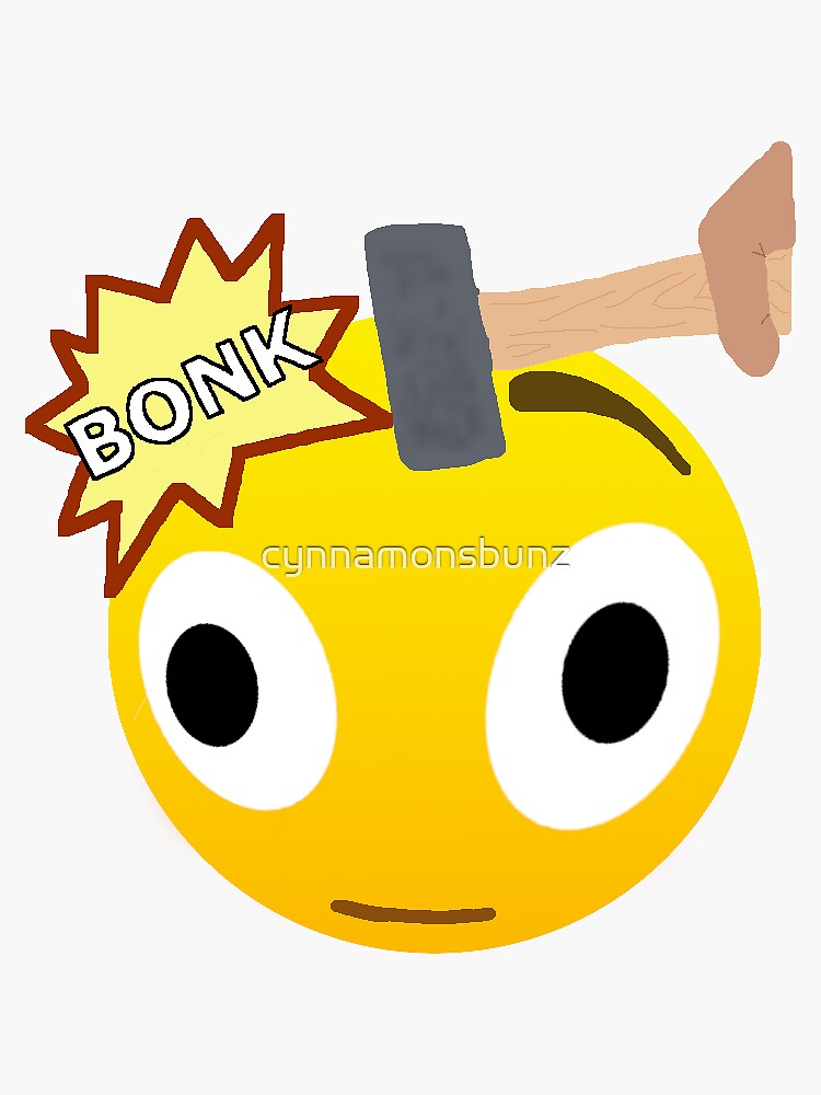 "bonk meme" Sticker by cynnamonsbunz | Redbubble