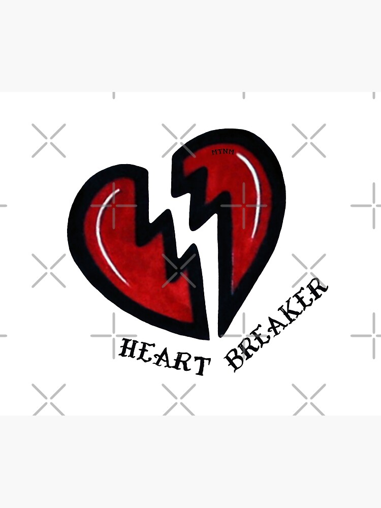"Heartbreaker tattoo" Art Print for Sale by emeteneme | Redbubble