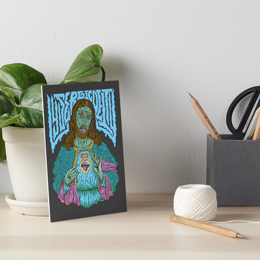 "LsD Jesus" Art Board Print by iamriboflavin | Redbubble