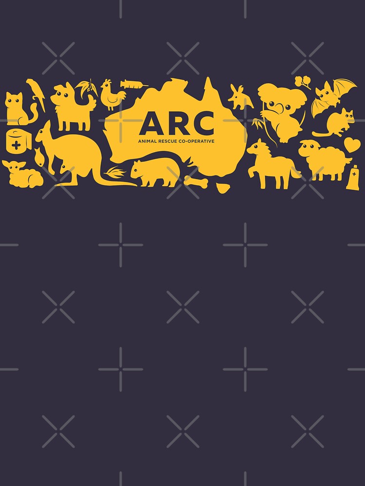 "ARC Animals across Australia - in yellow" T-shirt for Sale by ...