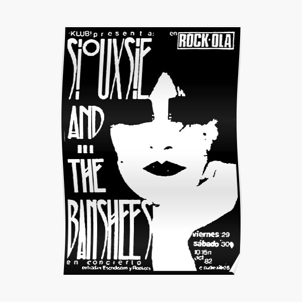 "80s Alternative Rock SATB" Poster for Sale by blackmuxic | Redbubble
