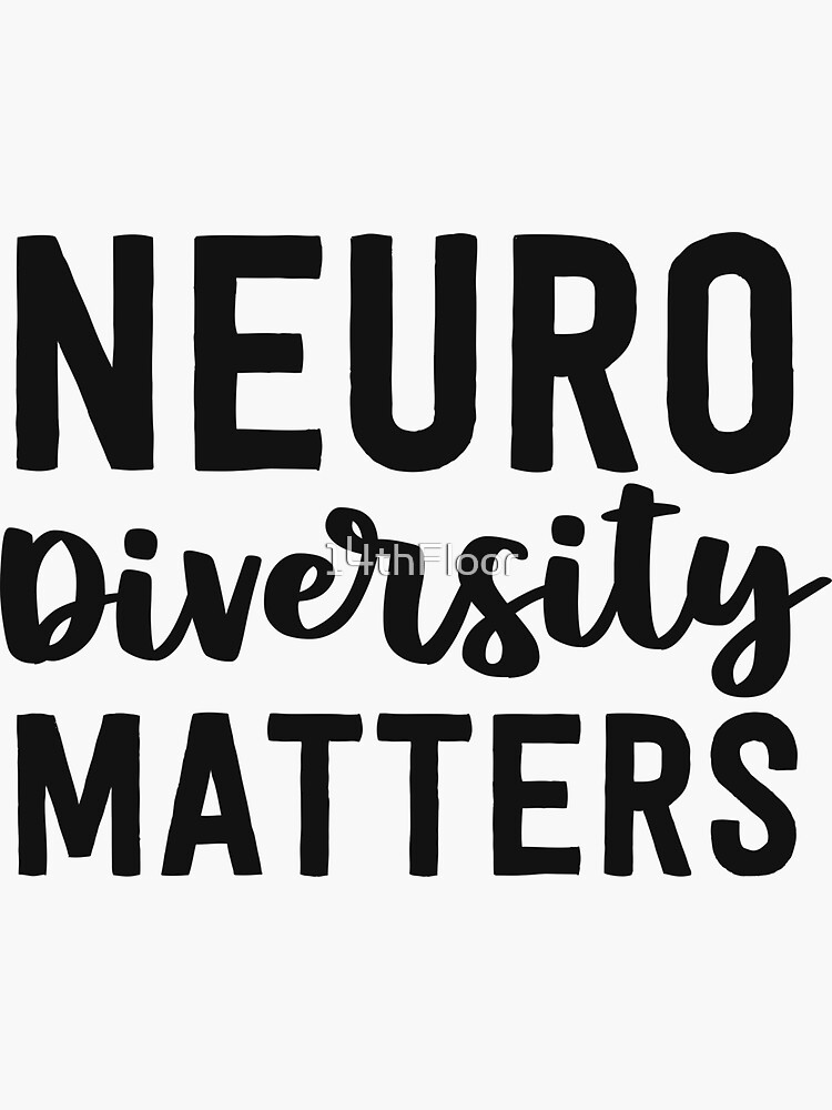 "Neurodiversity Matters SPED Teacher Gifts Special Education" Sticker ...