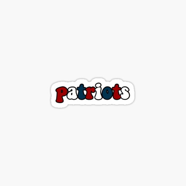 "patriots" Sticker for Sale by alexiscall | Redbubble