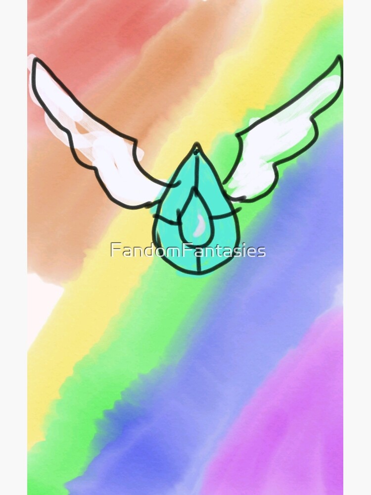 "Angel Drop" Sticker by FandomFantasies | Redbubble