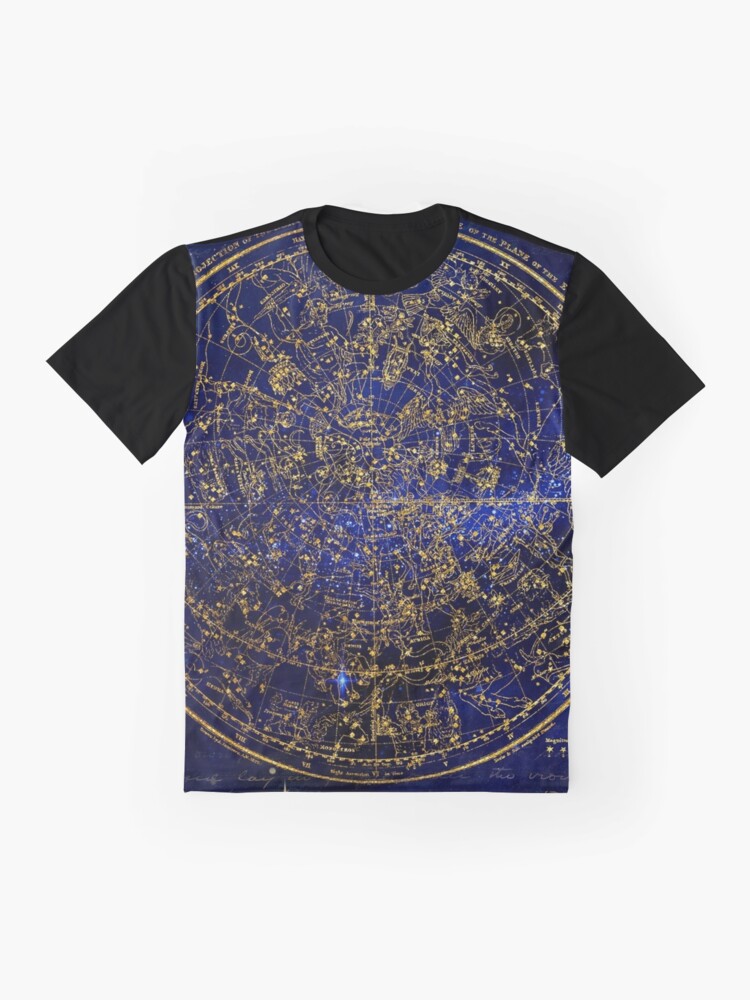 "Northern Hemisphere Constellations Star Map" T-shirt for Sale by ...