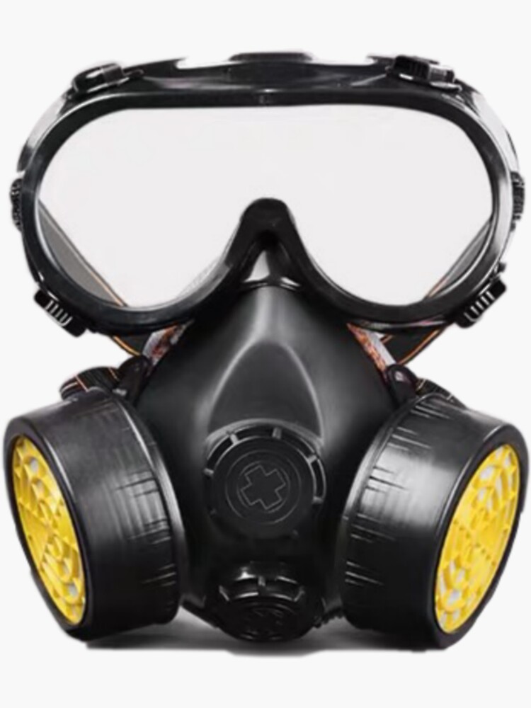 "Pubg lover battle royal gas mask engineer " Sticker by Panku143 ...