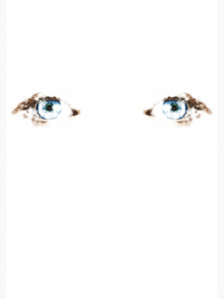 "Misty Eyes" Sticker for Sale by Zakku7 | Redbubble