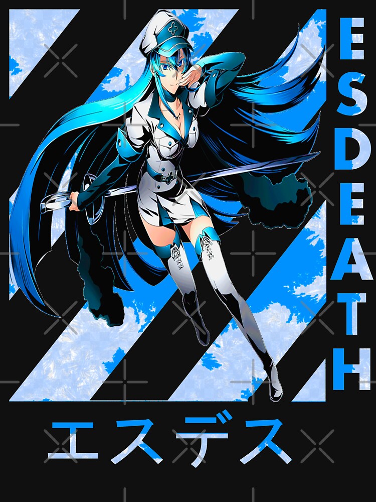 "Esdeath" T-shirt for Sale by rubster21 | Redbubble | akame ga kill t ...