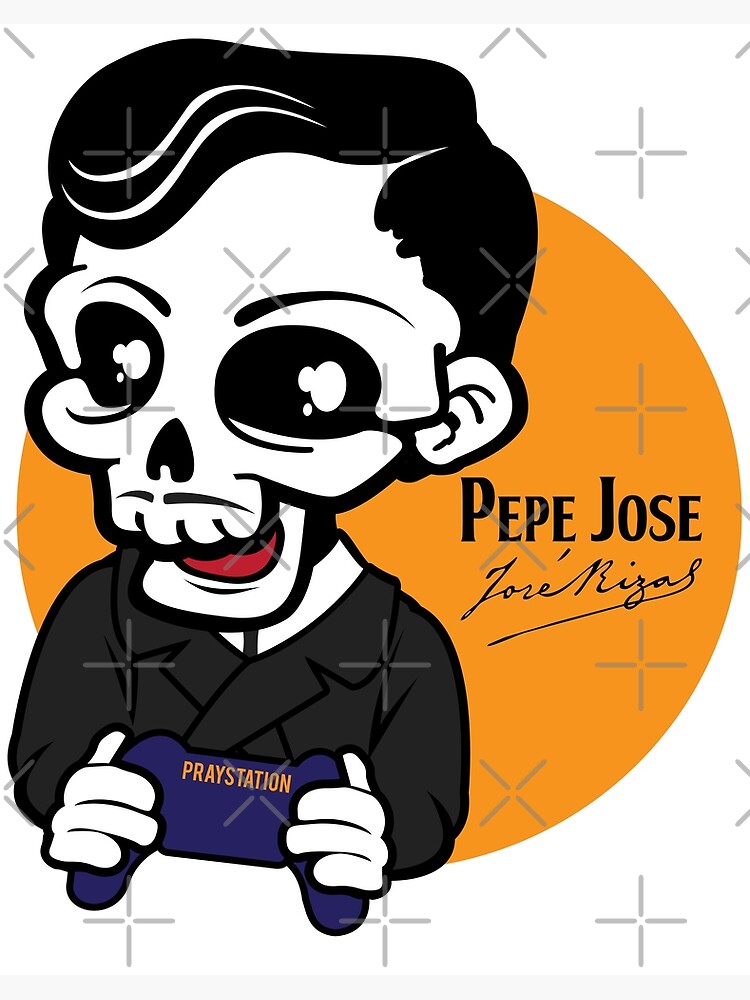 Póster «"Pepe Jose" Rizal Gamer» de skeletees | Redbubble