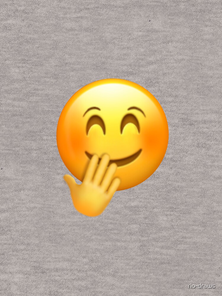 "Cute Teehee Emoji" Lightweight Hoodie for Sale by rio-draws | Redbubble