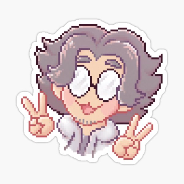 "Pixel Otacon" Sticker for Sale by Kitty4President | Redbubble